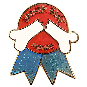 Snowflake Designs Broken Bone Pin - #134