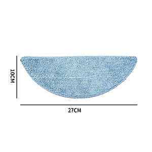 ZeAda 5PCS Mopping Pad,Compatible for Ecovacs DEEBOT OZMO U2/U2 Pro Robot Vacuum Cleaner Washable Cleaning Cloth Sweeper Replacement Parts