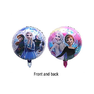 Frozen 3rd Birthday Balloons Bouquet Decorations Frozen Foil Balloons for Kids 3rd Birthday Baby Shower Frozen Themed Party Decorations (4th Birthday)