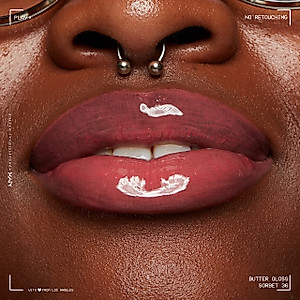 NYX PROFESSIONAL MAKEUP Butter Gloss, Non-Sticky Lip Gloss - Sorbet (Vibrant Coral)