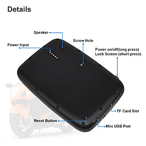 LBW Professional Wireless Apple Carplay/Wireless Android Auto Touchscreen for Motorcycle, 5 Inch Portable Motorcycle GPS Navigation System Via Car Play/Android Auto, IPX7 Waterproof, 5G Dual Bluetooth