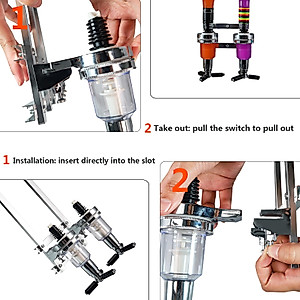 2 Bottle Wall Mounted Liquor Dispenser Bar Butler Bracket Solo Optic Spirit Wine Beer Alcohol Bottle Beverage Stand Revolving Nozzle Drinkware Set