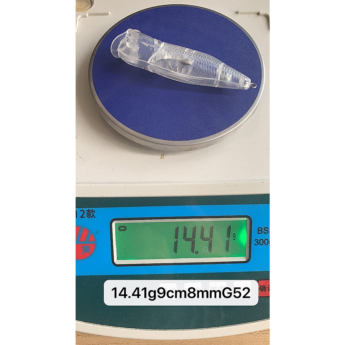 10Pc ABS Unpainted Popper Bait lipless Fishing Hard Pencil Lure Body Crankbait 9cm 14.4g Blank Lures with Free Eye