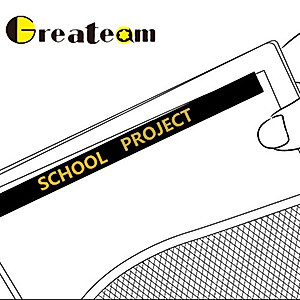 Greateam Gold on Black Label Tape Compatible with Brother P-Touch TZ TZe Black Tape 12mm 0.47" TZe-334 Use for Brother Label Maker PT-D600 PT-H110 PT-D210 PT-D400 PT-P710BT PT-D200, 5-Pack