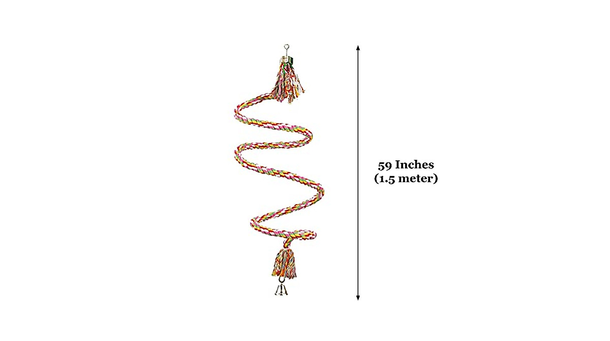 SunGrow Rope Perch for Happy Birds & Small Pets