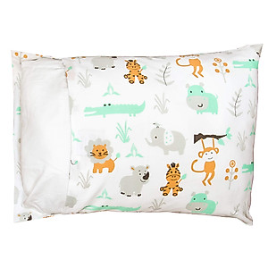 BB MY BEST BUDDY Toddler Kids Pillowcase for Boys and Girls - Butterfly/Butterflies 13 x 18 - shrinks to fit - 100% Cotton - Naturally Hypoallergenic and Soft - Designed in USA - Machine Washable