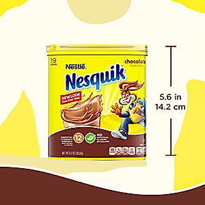 NESQUIK Chocolate Cocoa Powder, 9.3 Oz. Tub | Chocolate Milk Powder