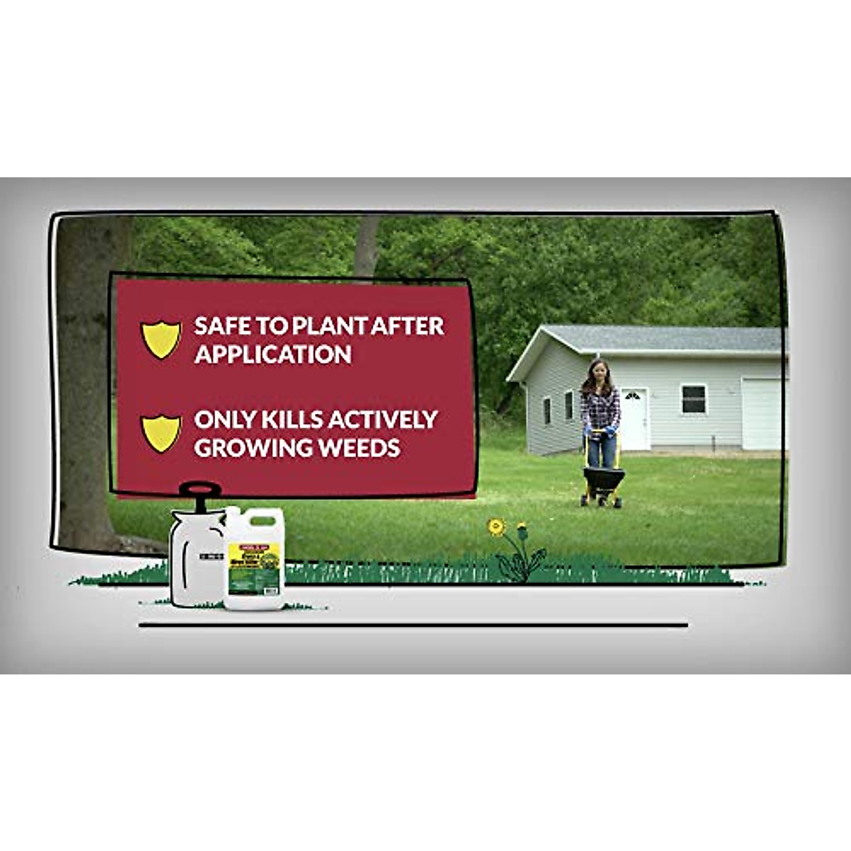 Compare-N-Save 75325 Herbicide, 2.5-gallon, white