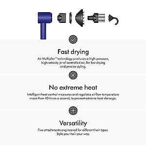 Special Edition Dyson Supersonic™ Hair Dryer, Vinca Blue