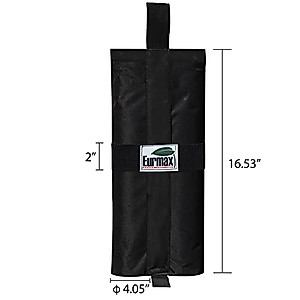 Eurmax Weight Bags for Pop up Canopy Outdoor Shelter,Instant shelter Leg Canopy Weights, Sand Bags, Set of 4