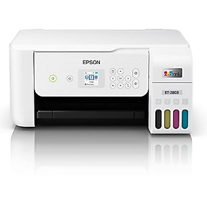 Epson Premium EcoTank 2803 Series All-in-One Color Inkjet Cartridge-Free Supertank Printer I Print Copy Scan I Wireless I Mobile & Voice-Activated Printing I Print Up to 10 ISO ppm I 1.44" Color LCD