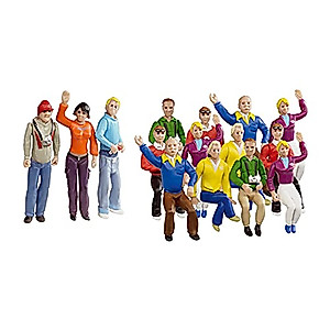 Carrera Race Spectators - Set of 15 Detailed Fans - 1:32 Scale Figures - Realistic Scenery Accessory for Slot Car Track Sets