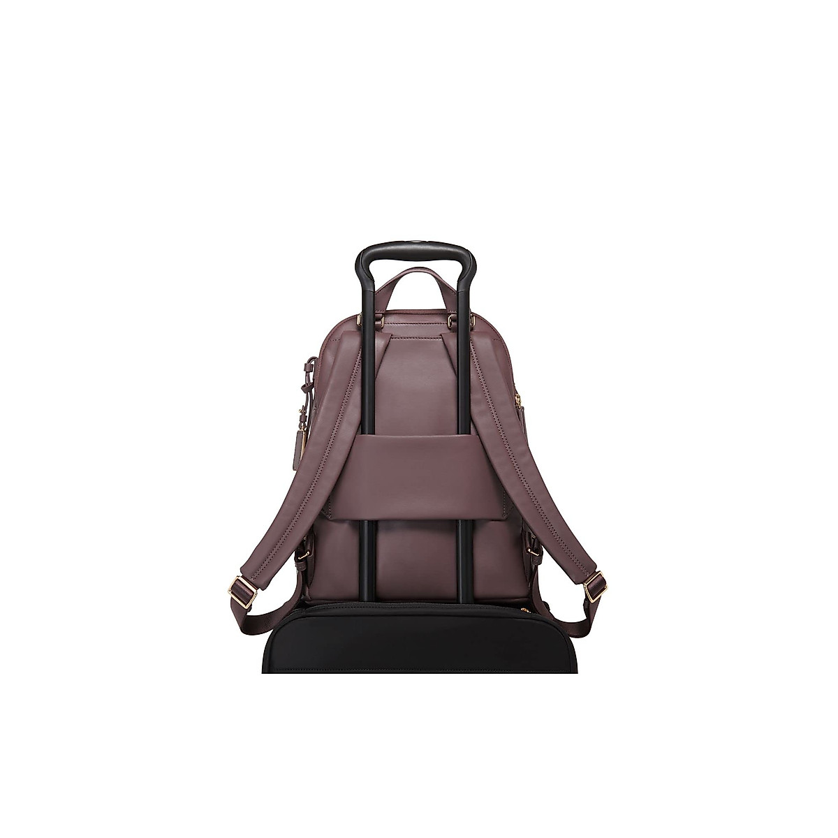 TUMI - Voyageur Hannah Leather Backpack - Dark Mauve