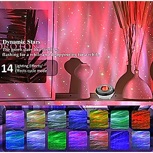 Star Projector,Galaxy Night Light Projector for Bedroom,Aurora Projector Compatible with Alexa & Smart APP,White Noise & Music Speaker,Night Light Projector for Kids Adults Home Party Ceiling Decor