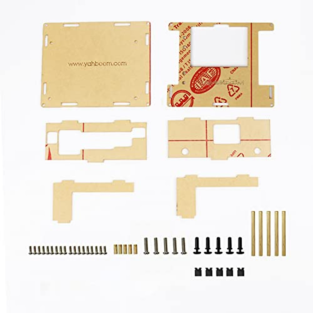 Yahboom Jetson Orin Nano/Xavier NX Case Acrylic Protective Case with WiFi Antenna Strong Transparent Precise Hole Design (Installation Video on The Page)