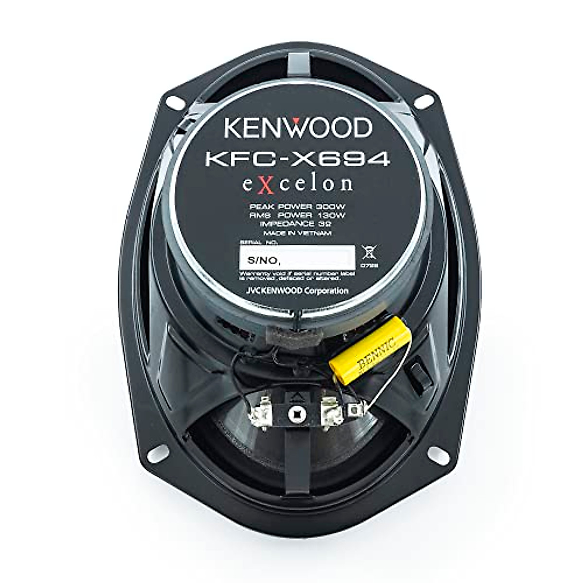 KENWOOD Excelon KFC-X694 6x9-Inch 2-Way, Series Car Speakers - 300 Watts of Peak Power, Full Range, Shallow Mount is Perfect Factory OEM Replacements