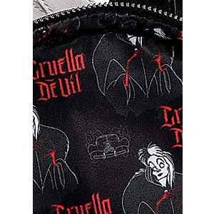 Loungefly Disney Villains Cruella De Vil Spots Cosplay Womens Double Strap Shoulder Bag Purse