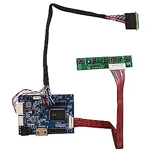 VSDISPLAY HD-MI LCD Controller Board Work for 7" 10.1" N070ICG-LD1 (40Pin) B101EW05 LP101WX1 HSD101PWW1 N101ICG-L21 PO101WX01 1280x800 LED 40Pin LCD Panel