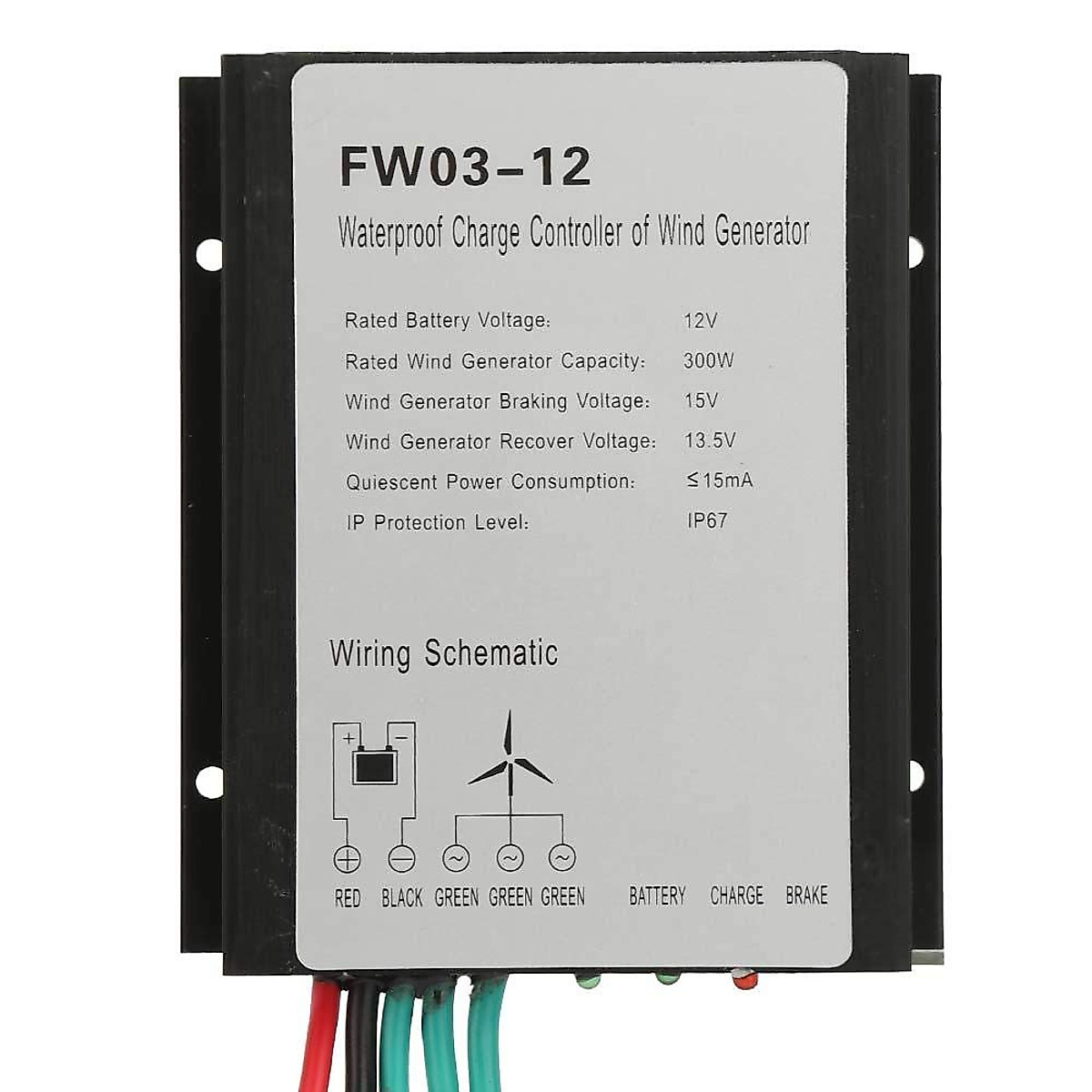 12V FW03-12 Wind Charge Controller Waterproof Wind Generator Controller