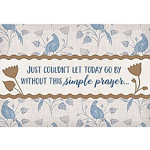 DaySpring - The Lord's Love Never Ends - 4 Floral Desgin Assortment with Scripture - 12 Boxed Praying for You Cards & Envelopes (J9176)