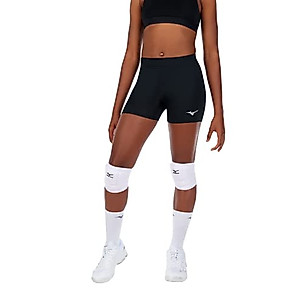 Mizuno Girls' Vortex V2 Volleyball Short, Navy, Large