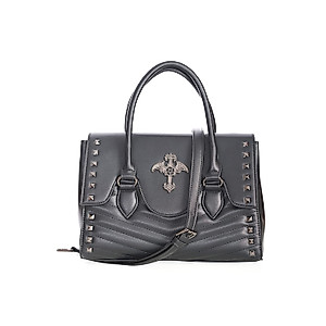 Lost Queen Women's Glow of The Cross Handbag Purse