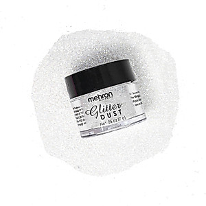 Mehron Makeup GlitterDust (.25 oz) (Opalescent White)