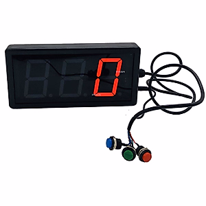 BTBSIGN LED Lap Counter Up/Down Digital Counter with Buttons and Remote 3inch High