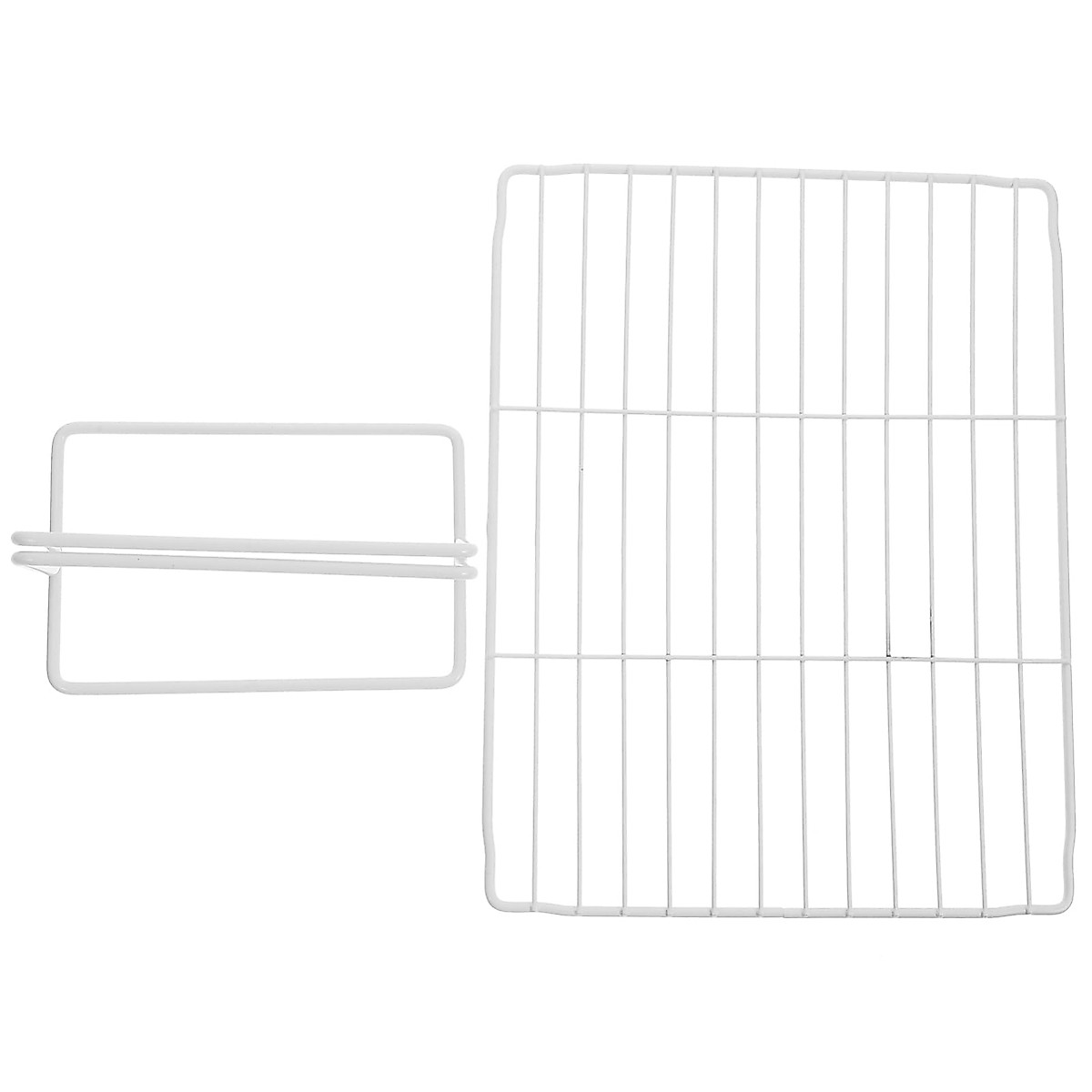 Veemoon Refrigerator Partition Board Freezer Wire Divider Iron Mesh Divider Drawer Separators Fridge Shelf Organizers Freezer Dividing Partition Plate