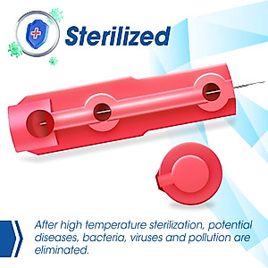 AZEN 350 Pcs Lancets for Diabetes Testing, 30 Gauge Multicolored Blood Sugar Lancets, Diabetic Lancets for Lancing Device