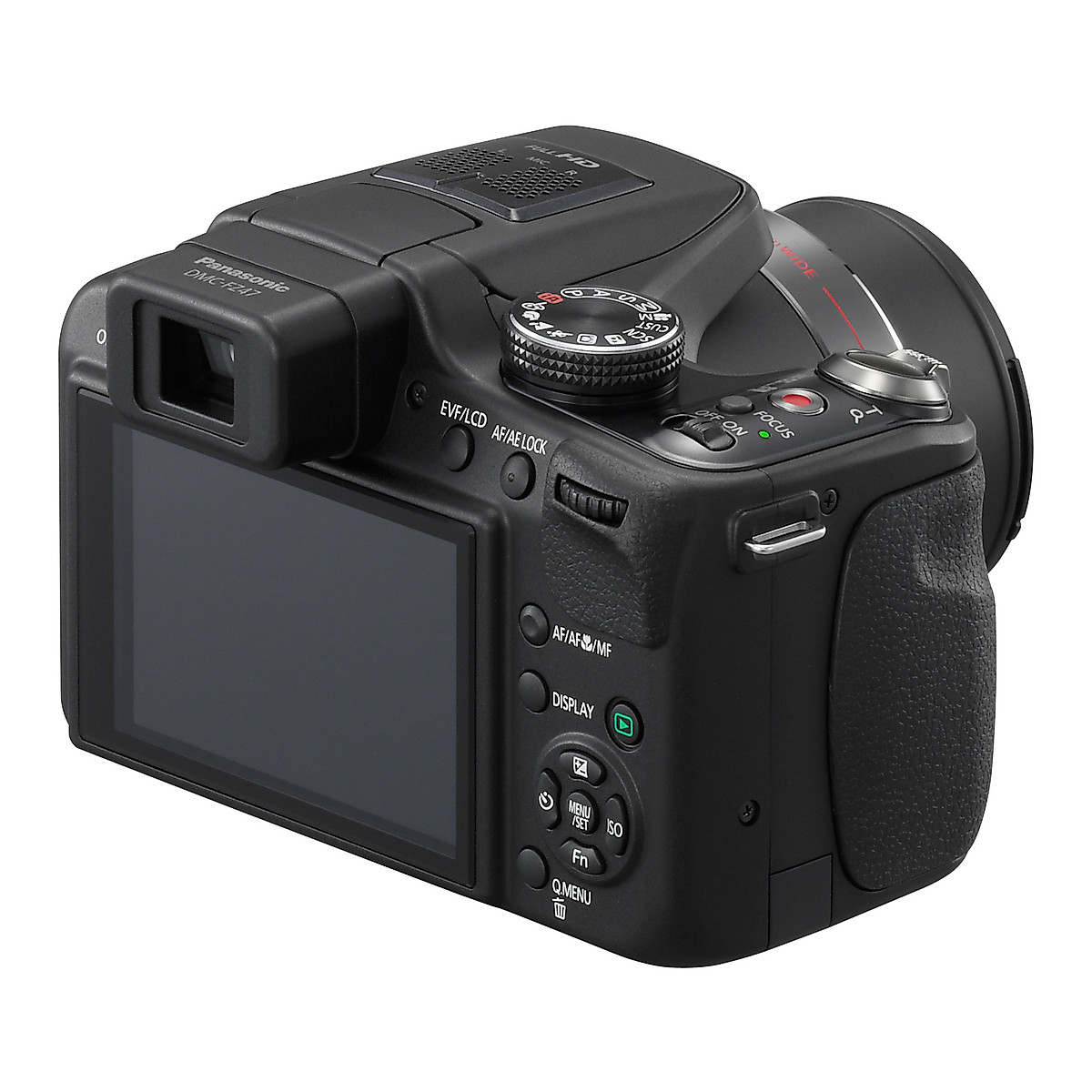 Panasonic Lumix DMC-FZ47K 12.1 MP Digital Camera with 24xOptical Zoom - Black (OLD MODEL)