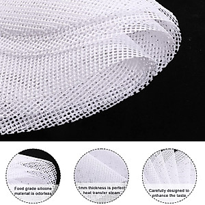 10 inch Non Stick Silicone Steamer Liners Mesh Mat Pad Steamed Buns Dumplings Baking Pastry Dim Sum Mesh Reusable Silicone Steamer Liners pastry mat bamboo steamer liners 10pcs