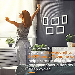 Doctor's Best Superior Sleep with Sensoril, Formula Contains Ashwagandha, 5-HTP, L-Theanine & GABA, 60 Count