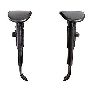 Safco Products 3399BL Adjustable Width Arm Set for use with Alday 3391, Vue 3394 and 3397 Chairs (Sold Separately), Black