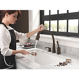 Delta Faucet Pilar Kitchen Soap Dispenser for Kitchen Sinks, Venetian Bronze RP50781RB