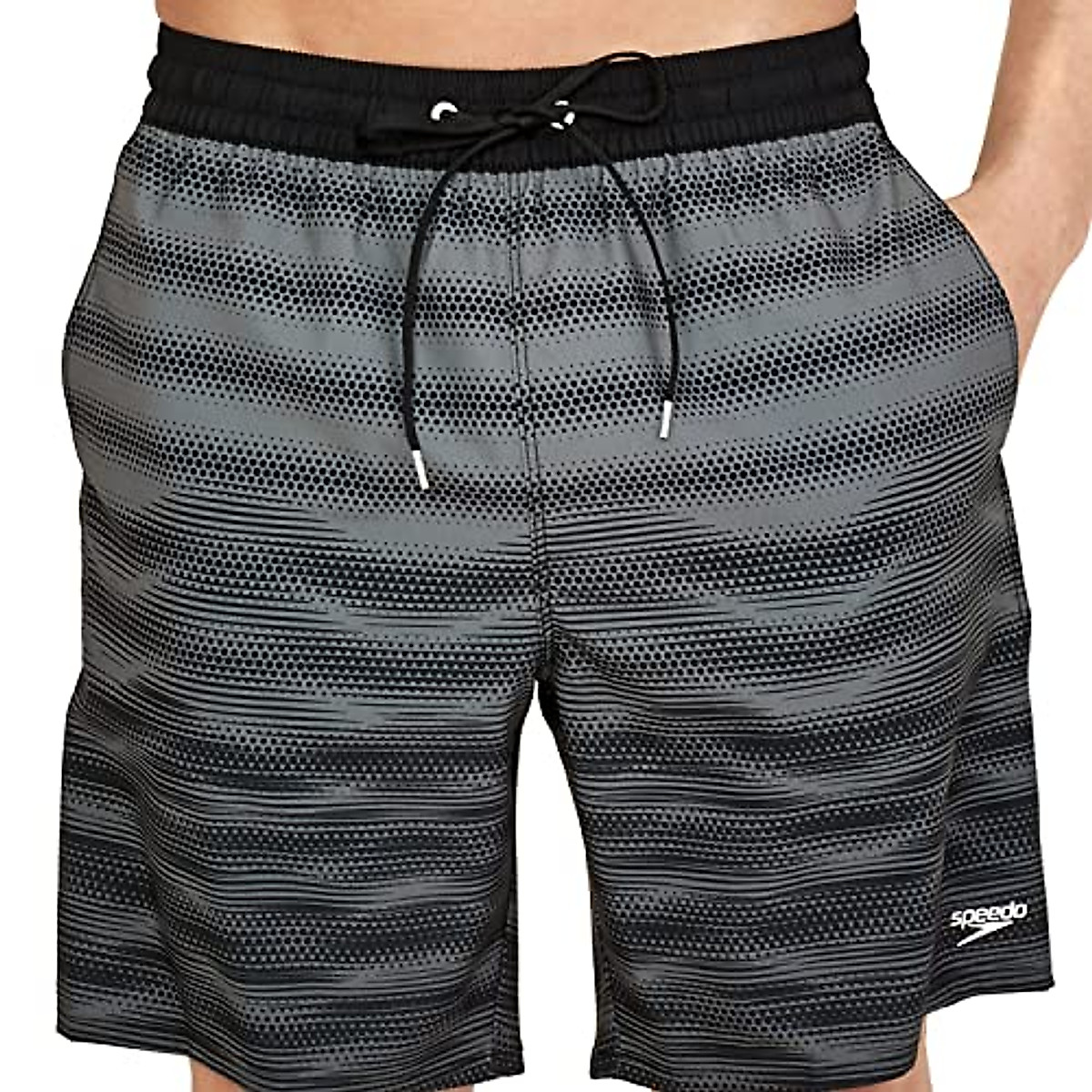 Speedo Men's Standard Swim Trunk Mid Length Seaside, Digital Anthracite, XX-Large
