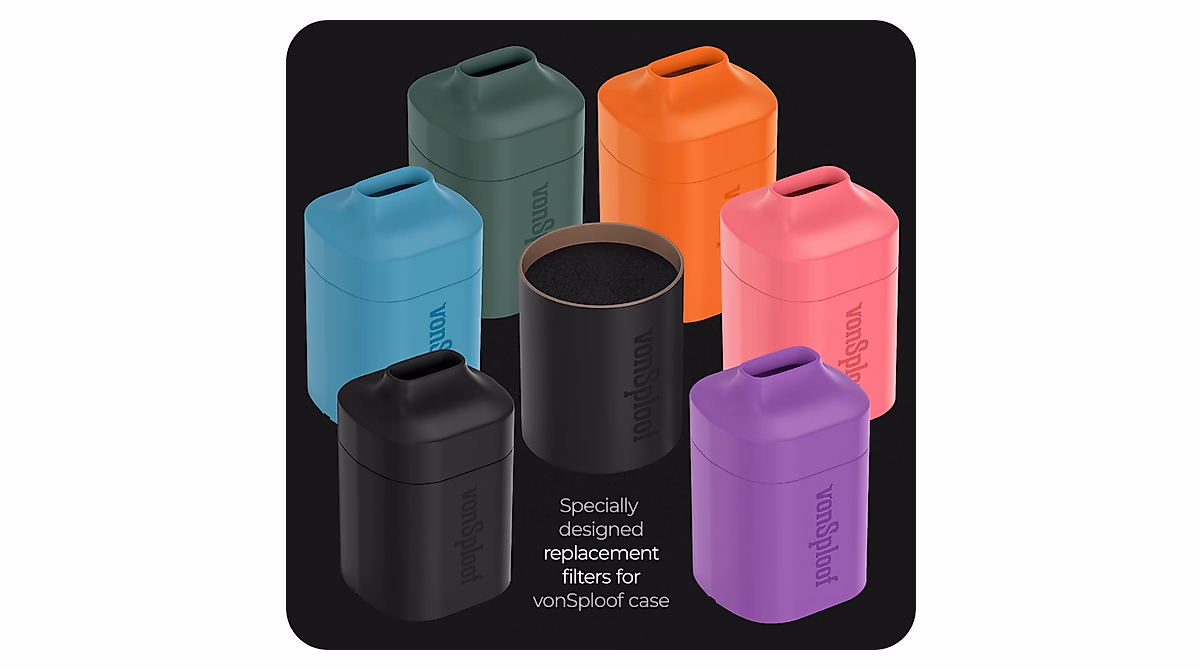 vonSploof Personal Air Filter To Trap Smoke & Odor - Long Lasting ...