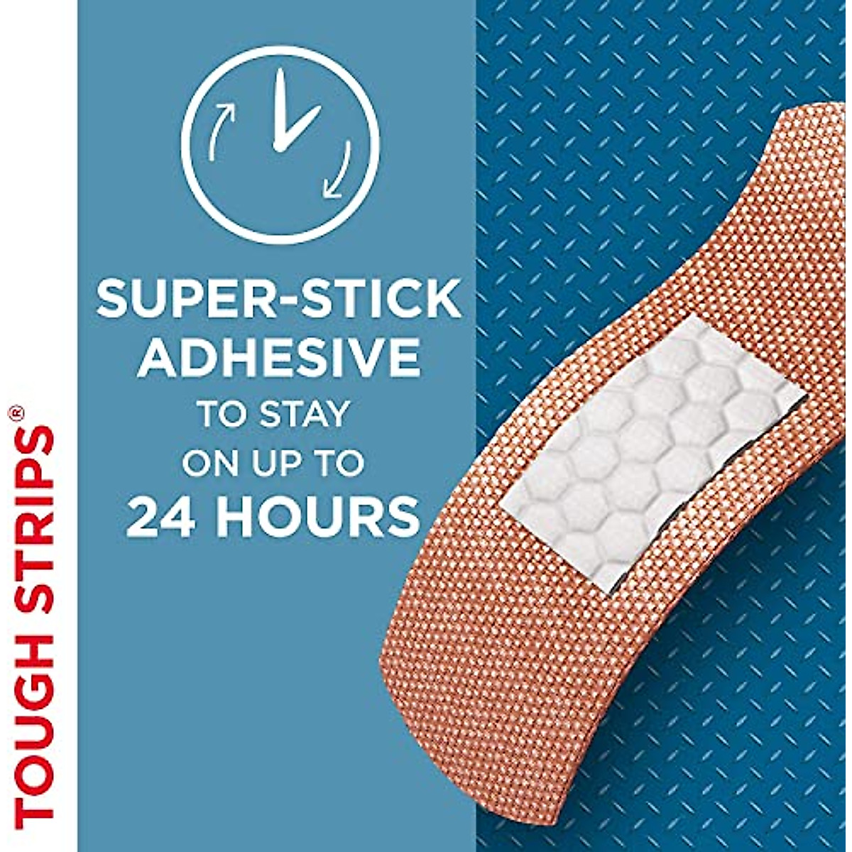 Band-Aid Brand Tough-Strips Adhesive Bandage for Minor Cuts & Scrapes, All One Size, 60 ct (Limited Edition)
