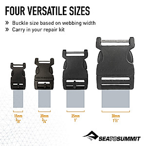 Sea to Summit Field Repair Buckle, Side Release - 1 Pin - 1 -1/2" - 38mm