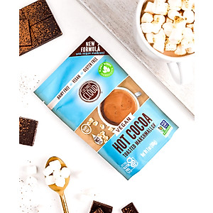 Dairy-Free Instant Hot Cocoa Mix with Vegan Marshmallows - Creamy, Natural Colorado Cocoa