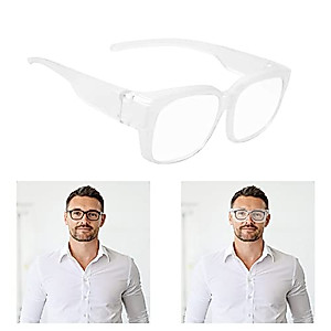 OPTOFENDY Fit over Blue Light Blocking Glasses, Large Anti Blue Light Glasses Fit over Prescription Glasses for Men Women