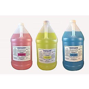 pH Buffer Calibration Solution 3-Pack — 1 Gallon Each: pH 4.00, pH 7.00 and pH 10.00 — NIST Traceable Reference Standards for All pH Meters