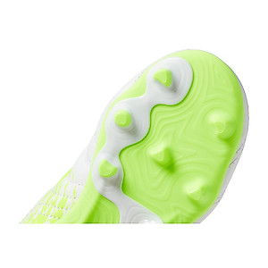 adidas Men's Copa 20.3 Firm Ground Soccer Shoe, Footwear White/Core Black/Signal Green, 7 M US