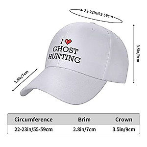 Baseball Hats Funny I Love Ghost Hunting Casquette Dad Caps for Men