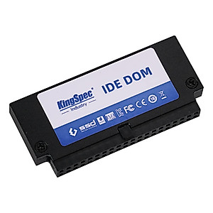 KingSpec 64GB 44Pin Vertical IDE PATA DOM, 3D NAND TLC Industrial Disk On Module, Compatible with POS Machine/Industrial Computer/Medical Equipment