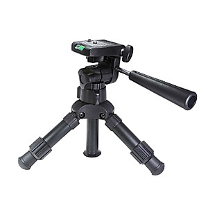 Vidpro TT-12 Heavy Duty Table Top Tripod with 3-Way Pan Head