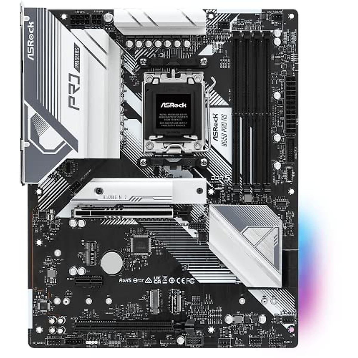 ASRock B650 PRO RS AMD Ryzen 7000 Series Processors Motherboard