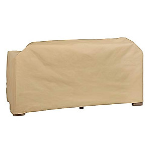 Modern Leisure® Basics Patio Loveseat Cover, 55" L x 33" W x 38" H, Khaki