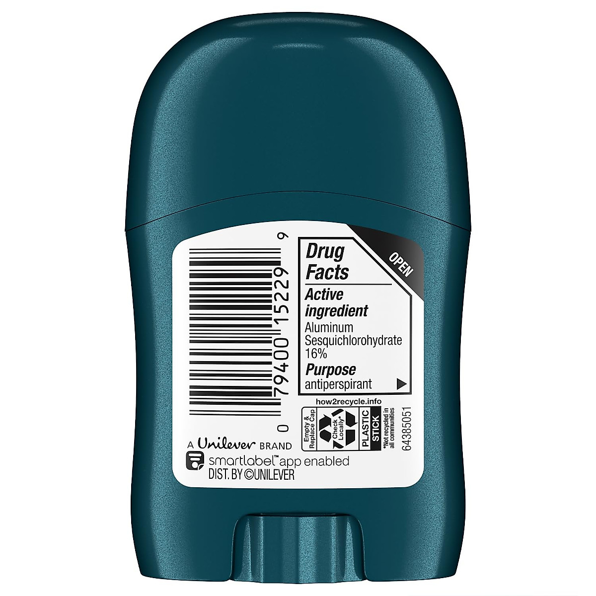 Degree Men’s Travel Deodorant Cool Rush 36-Pack – 72H Body Heat Activated Mini Antiperspirant, 0.5 Oz Ea