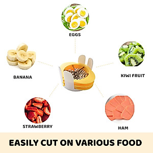 Jawbush Salad Utensils, Includes Professional Lettuce Knife to Prevent Browning and 3 in 1 Egg Slicer with Stainless Steel Blades